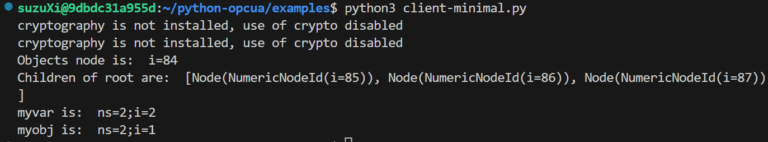 PythonでOPC UAサーバー、クライントを立てる | 弥明後日のエンジニア